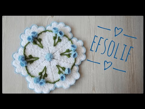 Mavi Çan Çiçeği Lif Modeli(Tasarım:Efsolif)  / Yeni Lif Modelleri