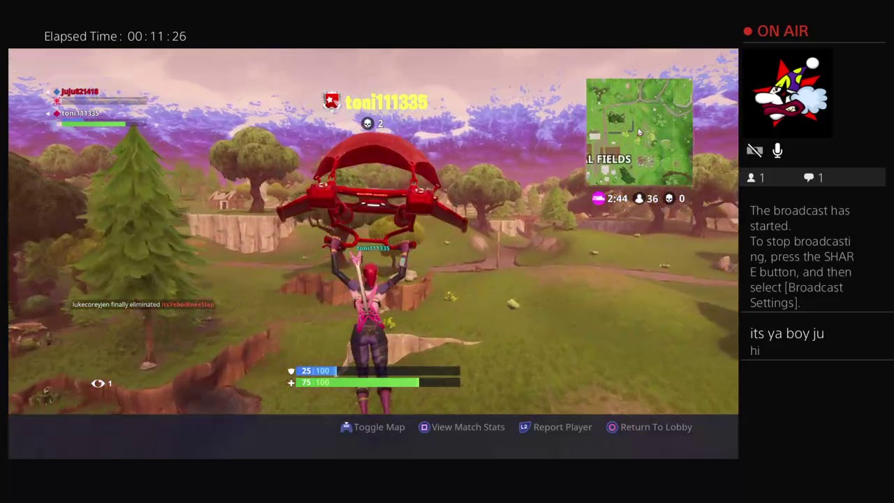 Fortnite with toni - YouTube