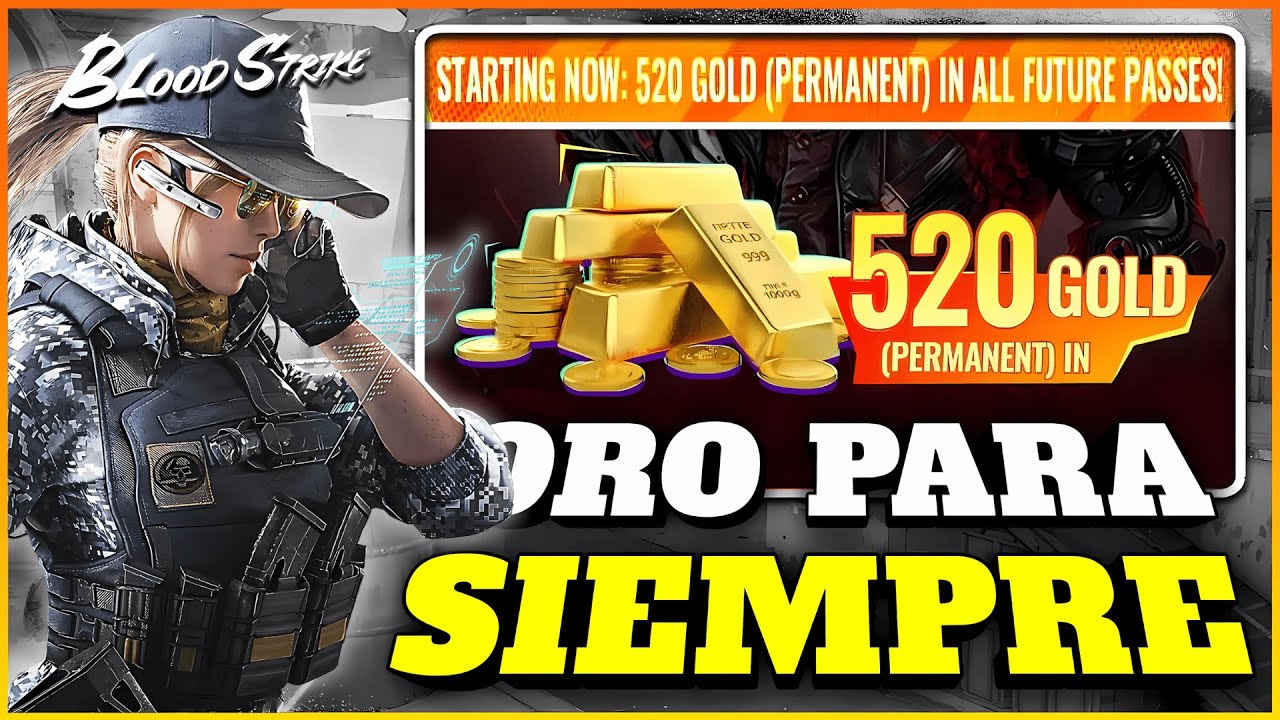 Blood Strike: ORO PERMANENTE PARA TODOS l pases de batalla 🔥🔥 - YouTube