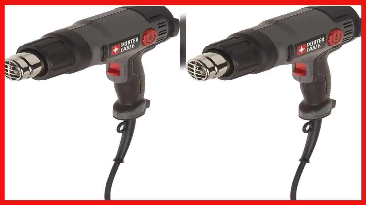 PORTER-CABLE Heat Gun, 1500-Watt (PC1500HG) , Black - YouTube