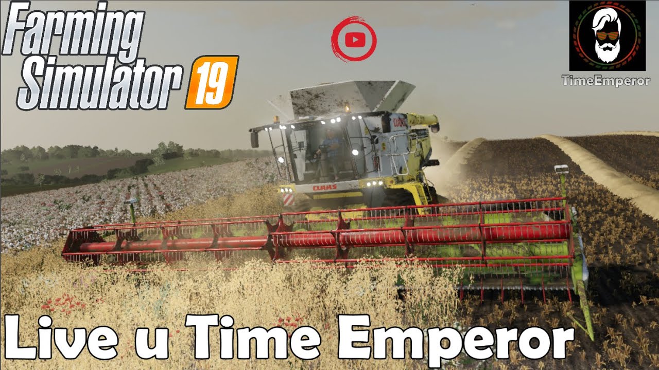 #FS19 🚜 Live u Time z FS19 🚜 #TimeEmperor #FS19 #Season Mod - YouTube