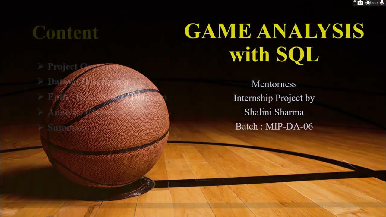 Game Analysis with SQL (Mentorness Internship Task -2 ) - YouTube