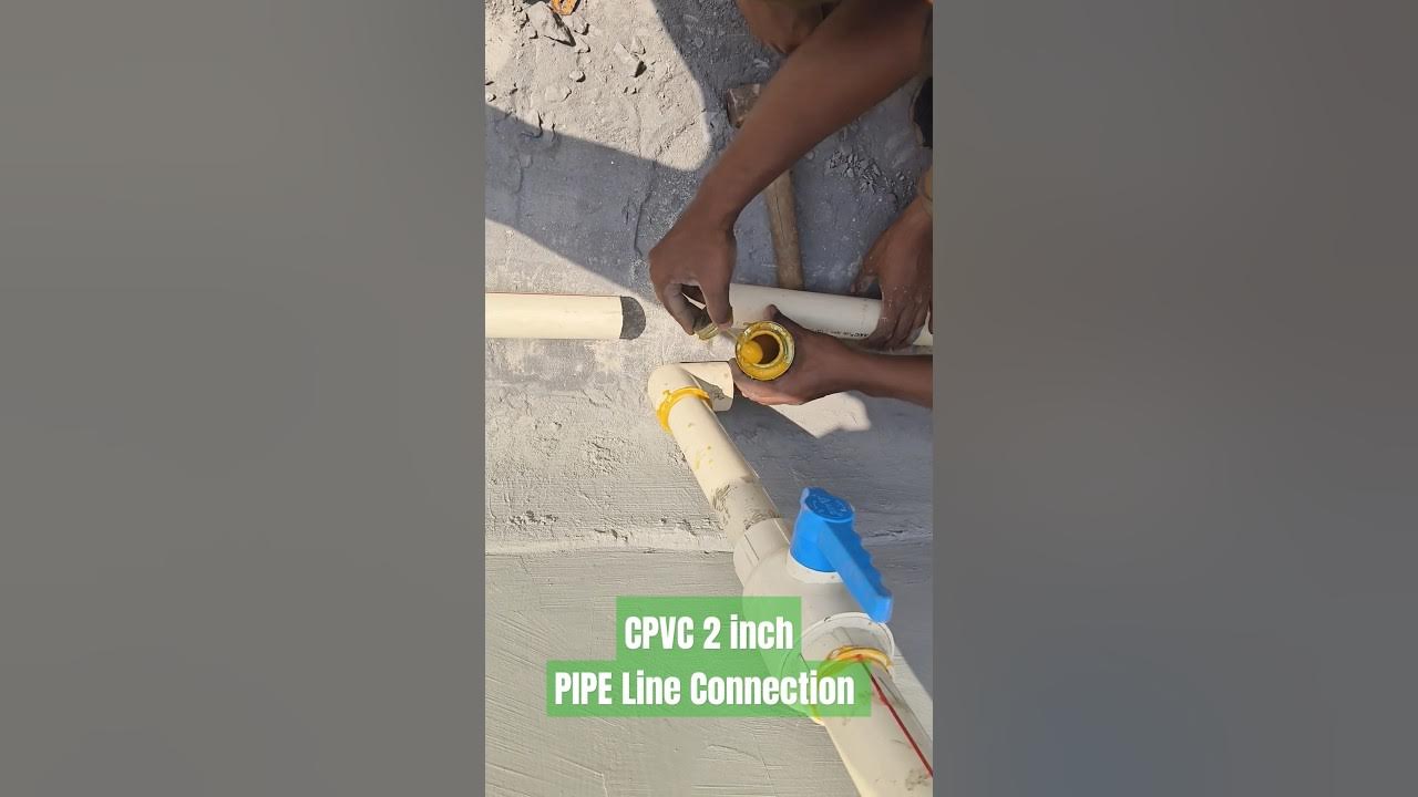 CPVC Pipe Line connection#2inch Pipe line connection#Ro water tank ...