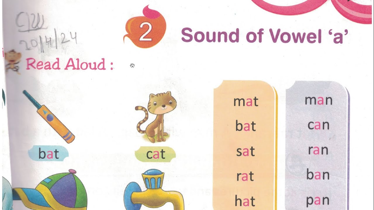 Sound of Vowel ‘a’, words; at an all ap ad - YouTube