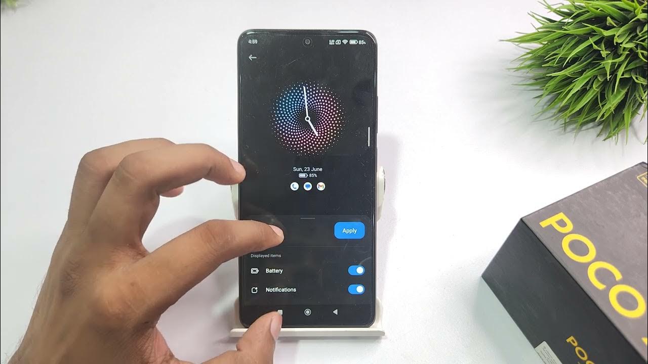 how to set enable aod in poco f5 | always on display | poco f6 me always on display kaise set ...