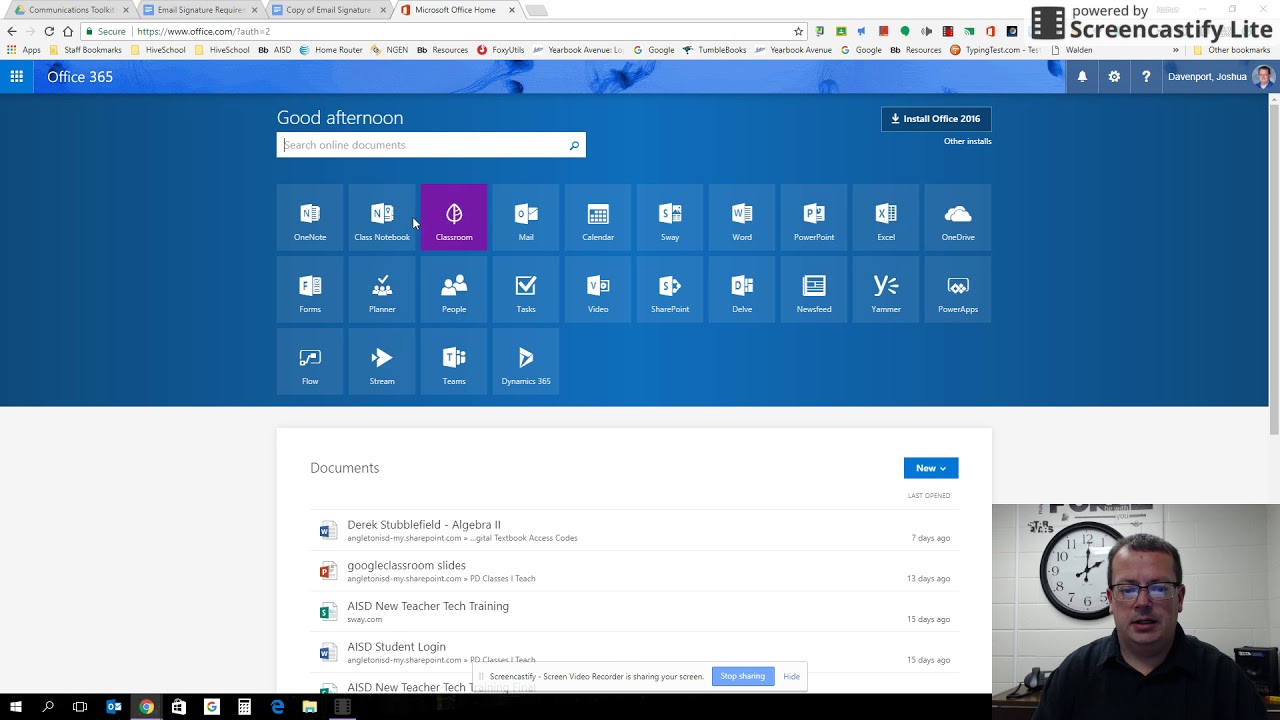 Update AISD Email Signature in Office 365 - YouTube