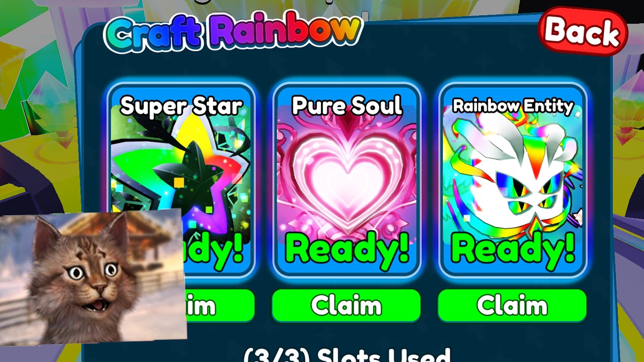CRAFTING THE STRONGEST RAINBOW PET IN TAP SIMULATOR - YouTube