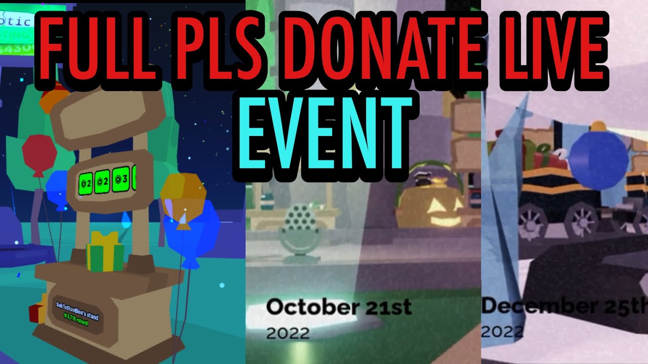 FULL PLS DONATE LIVE EVENT! (PLS DONATE) - YouTube