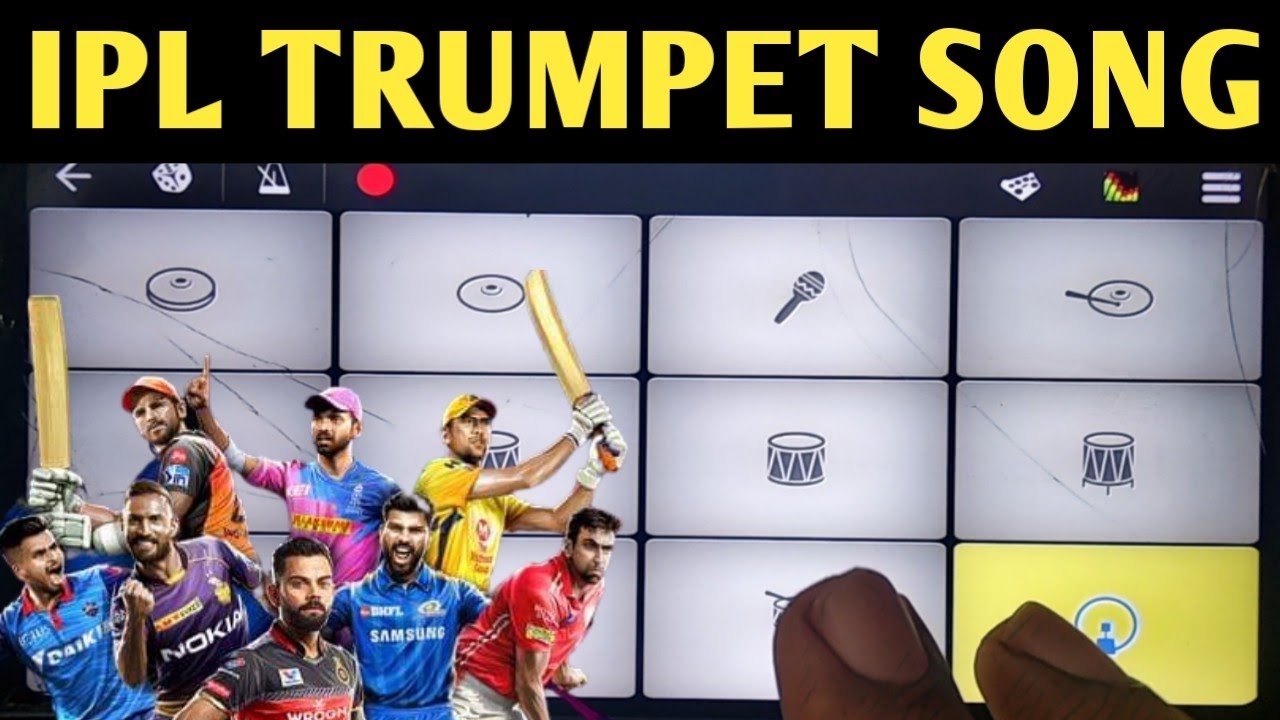 IPL - Trumpet Theme Song (Drums & Piano Cover) | Walk Band App | IPL ...
