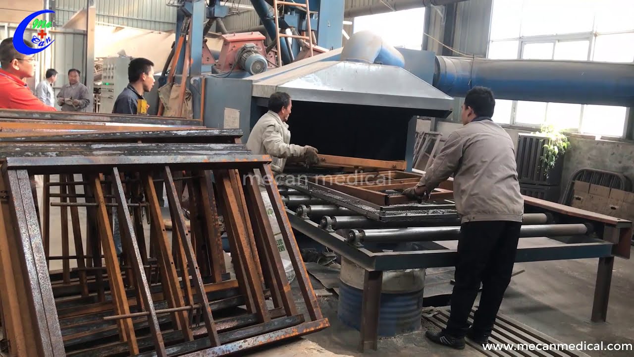 The Production Process of Our Hospital Beds (Ⅱ）MeCan Medical - YouTube