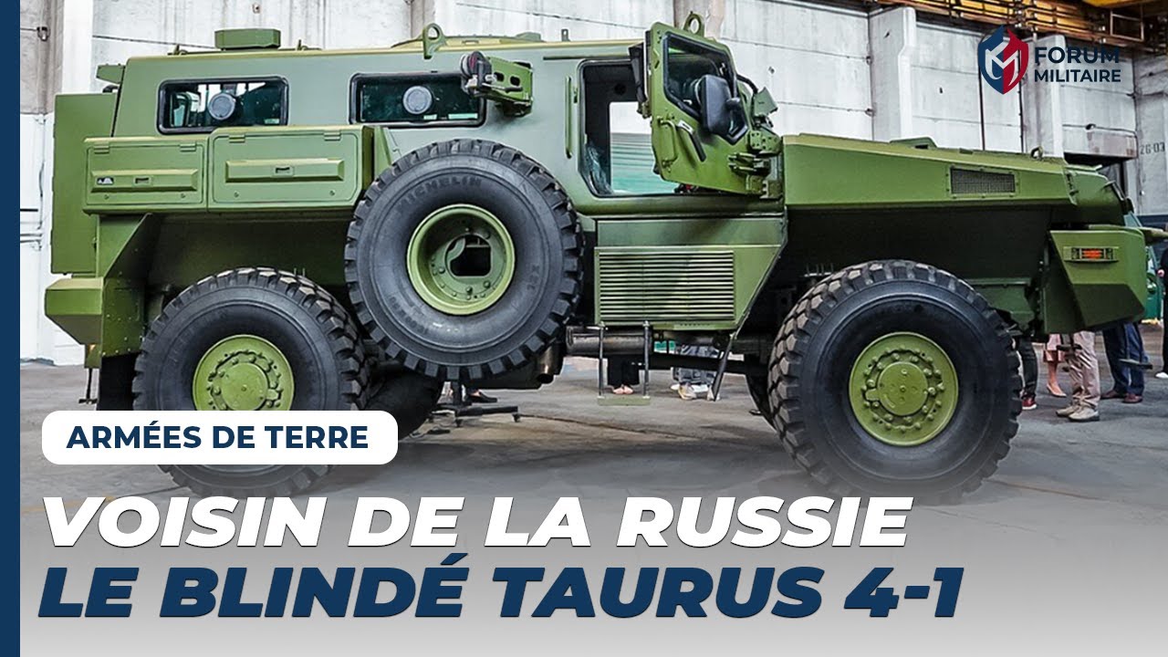 Le voisin de la Russie dévoile son blindé high-tech : Taurus 4-1 - YouTube