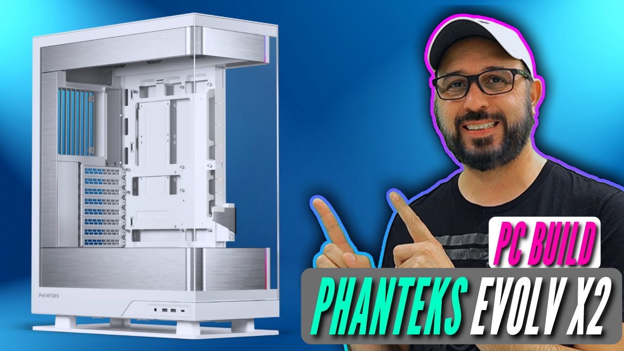 White Modern Clean PC Case Build – Phanteks Evolv X2 Review! - YouTube