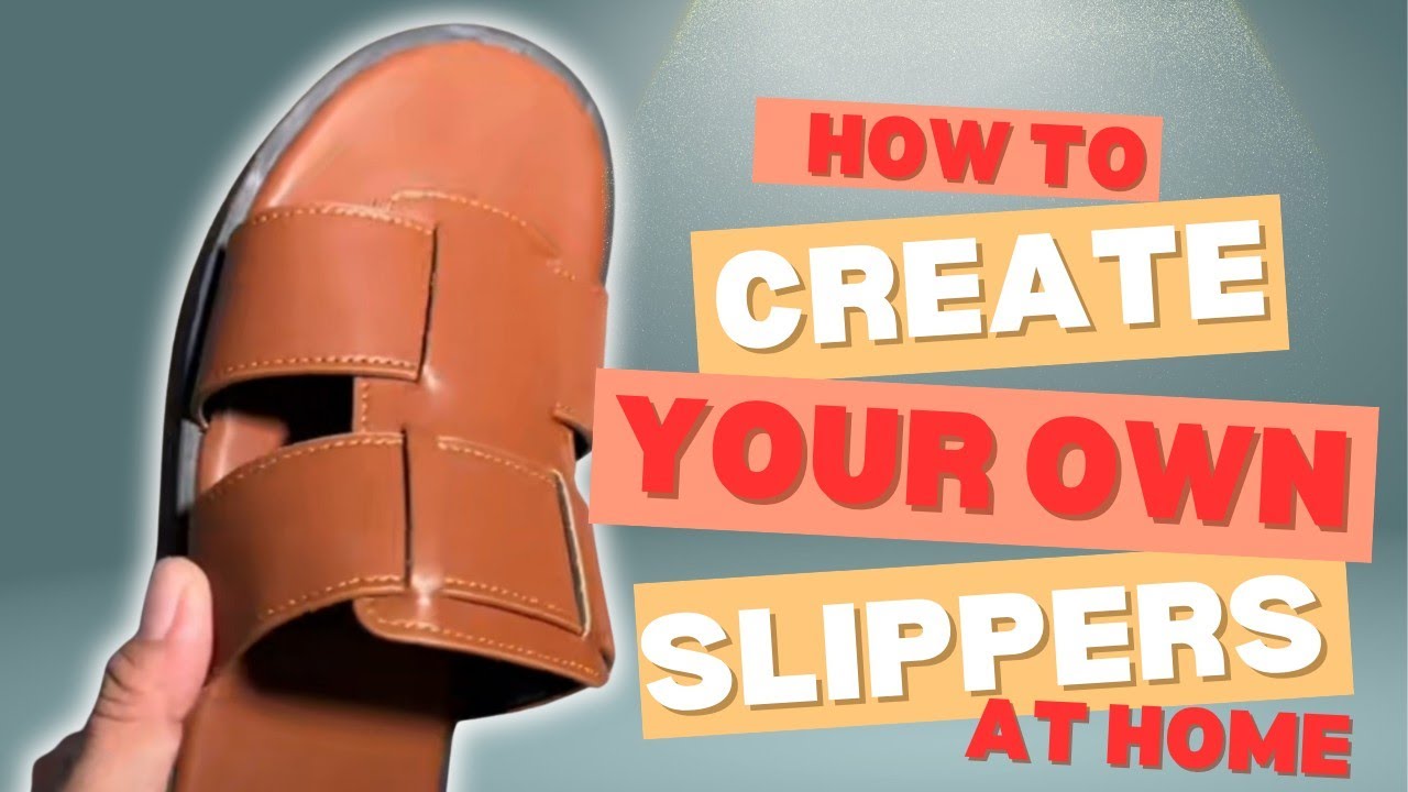 How To Make Sandals At Home: DIY SANDAL PATTERN CUTTING HACK - YouTube