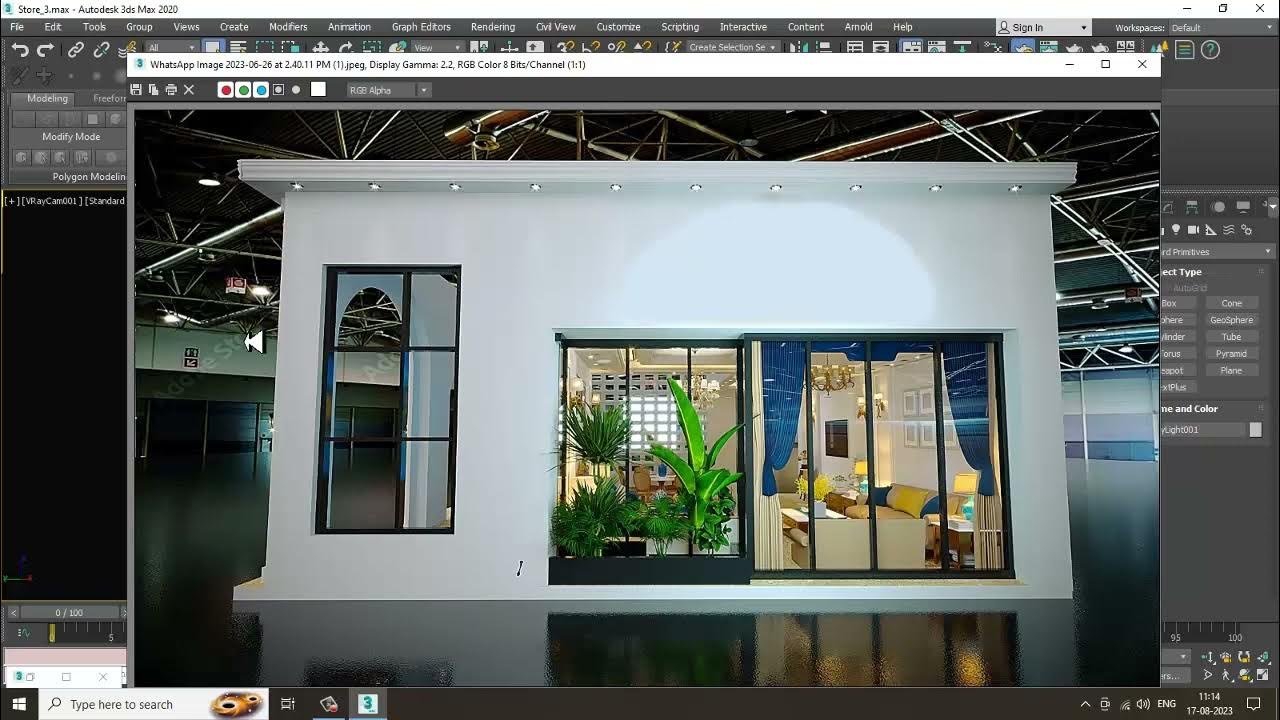 3dsMax Tutorials, Learn Lighting an Exhibition Stall from Scratch in 3dsmax (Part 18) - YouTube