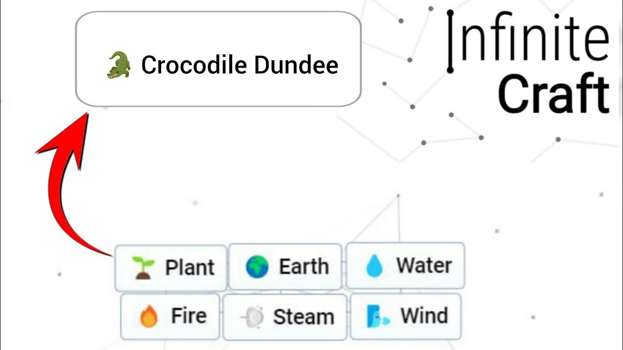 How to make Crocodile Dundee in infinite craft | infinity craft - YouTube