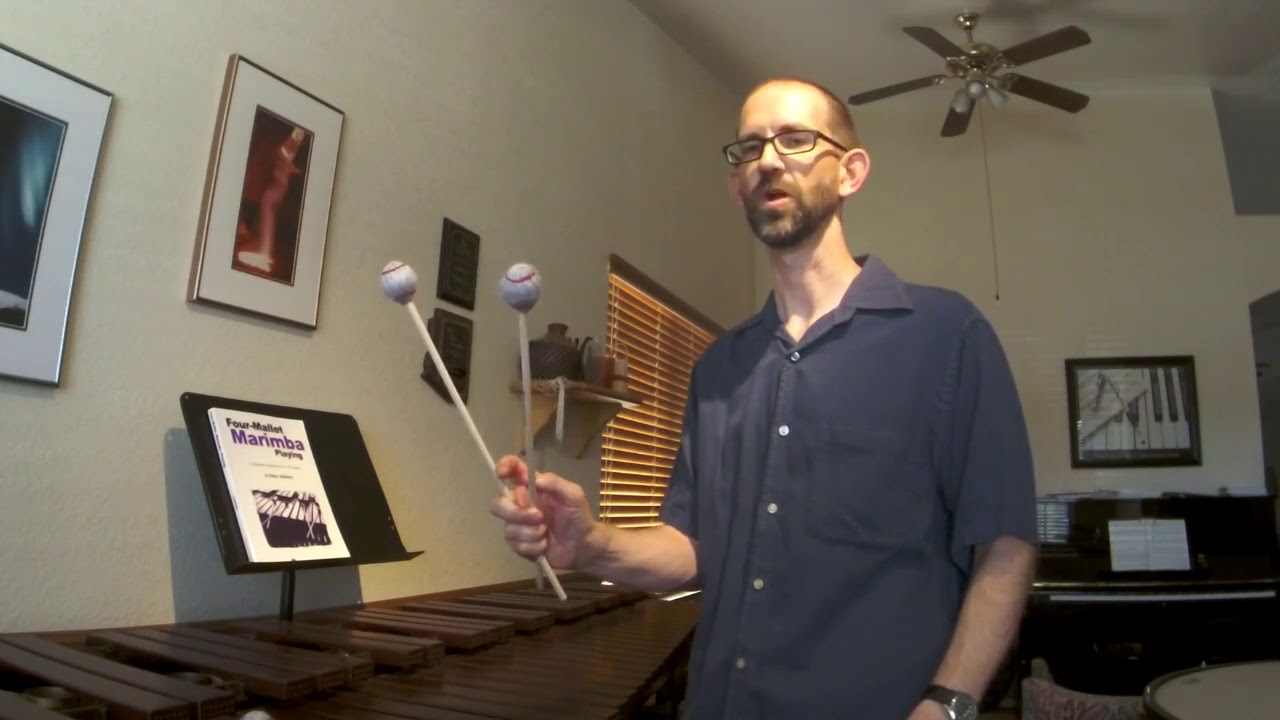 Traditional 4 mallet Grip Gottry Percussion - YouTube