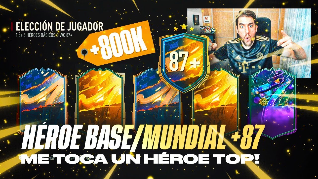 ME TOCA UN HÉROE DE +800K EN LA ELECCIÓN BASE/MUNDIAL +87 !! - YouTube