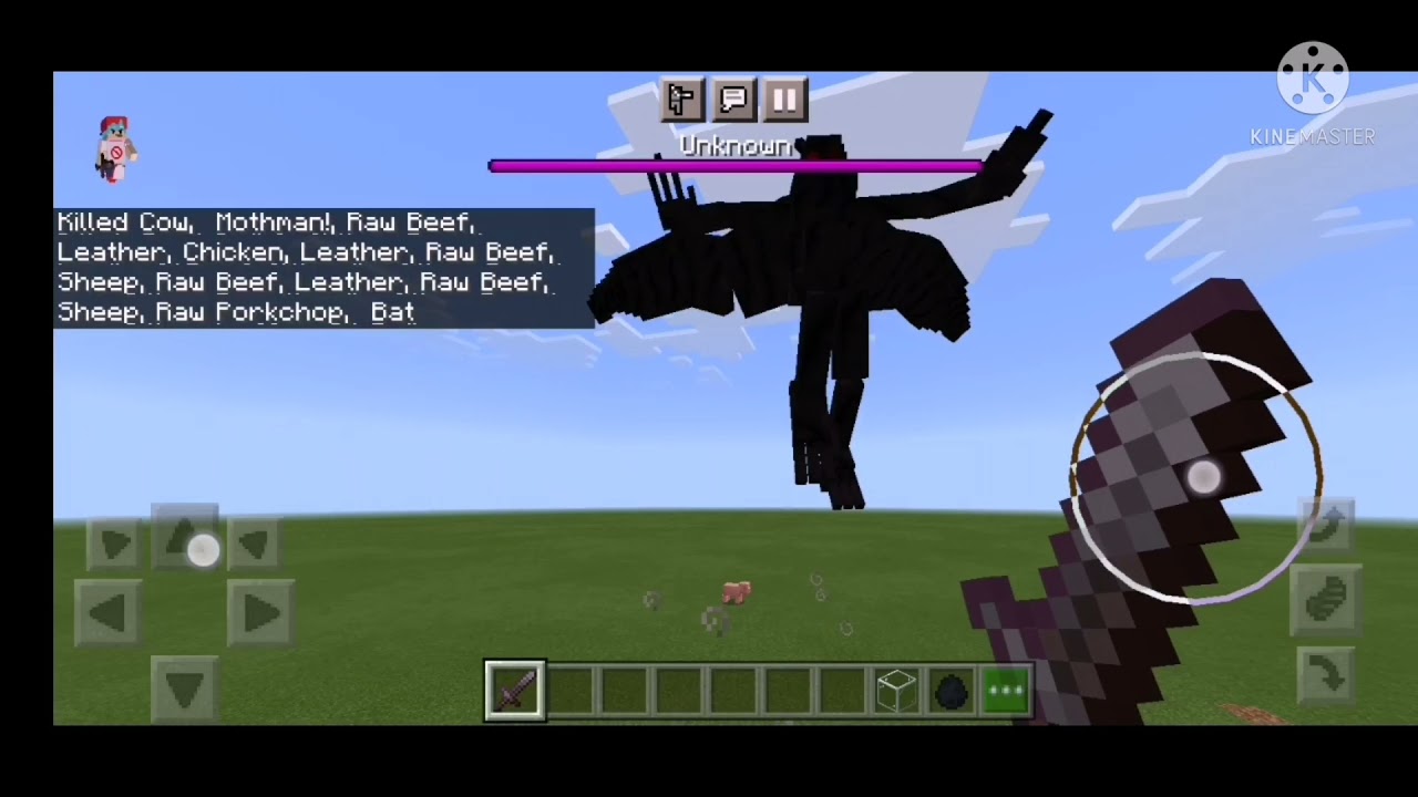 minecraft addon mothman by nobrezaddons16 - YouTube