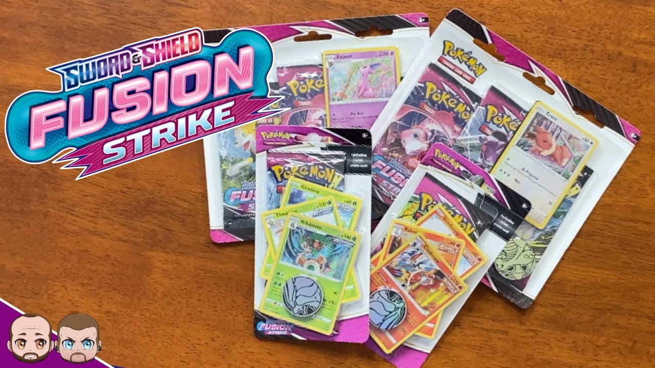 Pokemon Unboxing: Fusion Strike Packs - YouTube