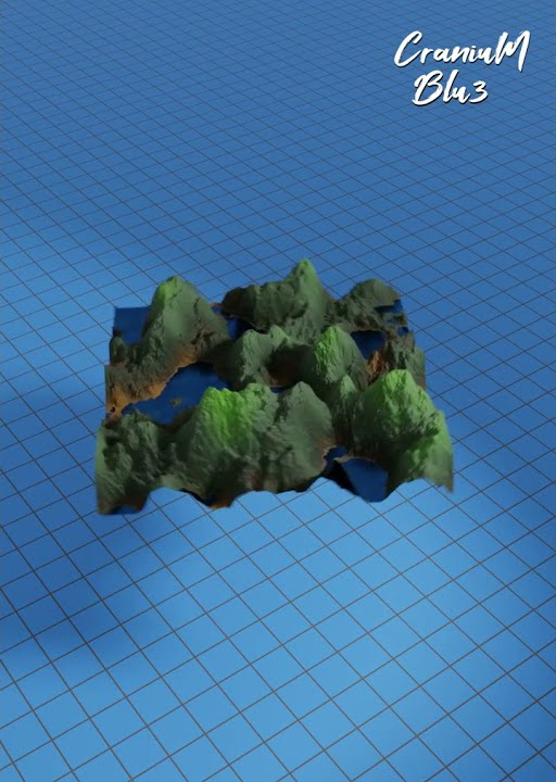 Blender jungle seamless tile creating animation - YouTube