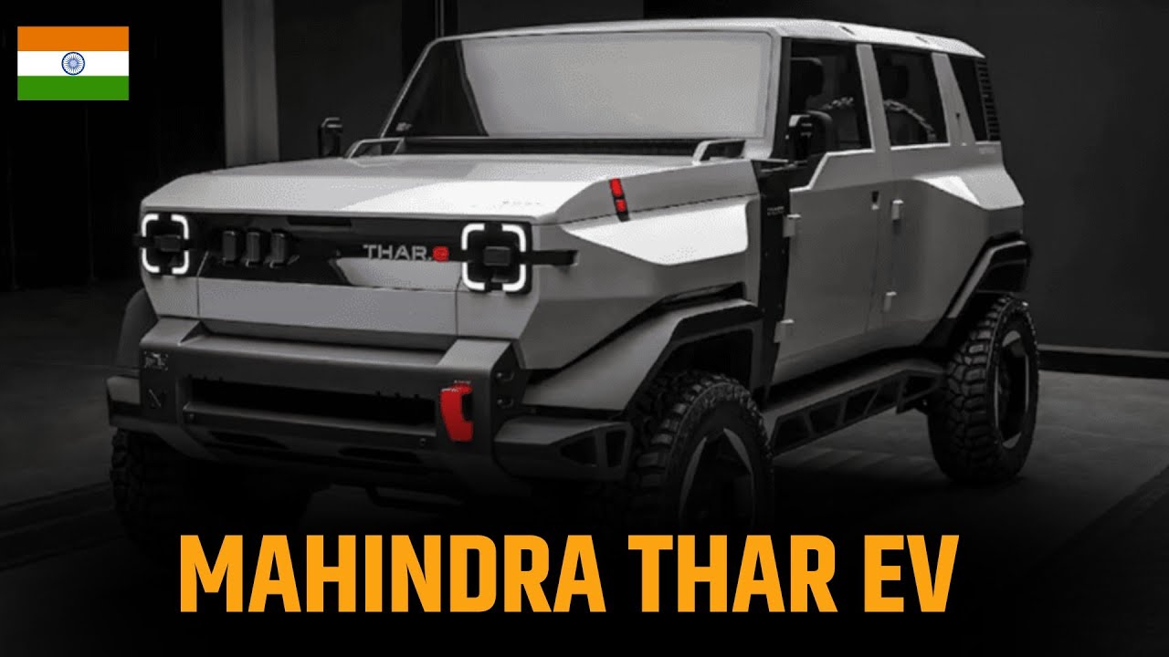Mahindra Thar E SUV | Mahindra Thar EV Concept Teased | Mahindra Thar ...