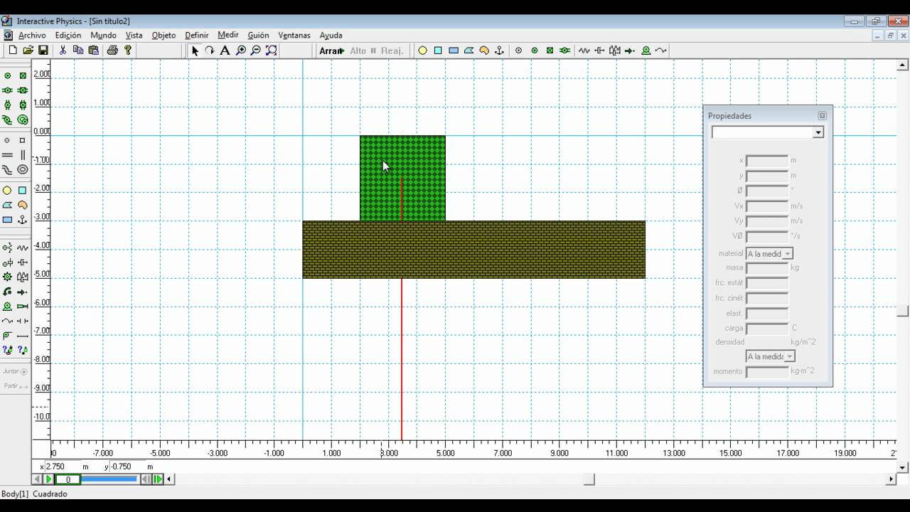 tutorial de interactive physics - YouTube