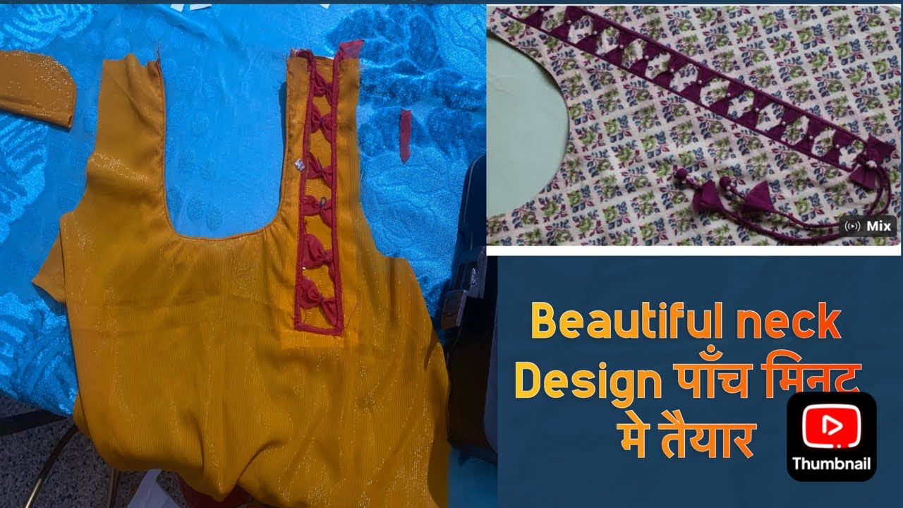 Beautiful neck design//New beautiful neck design - YouTube
