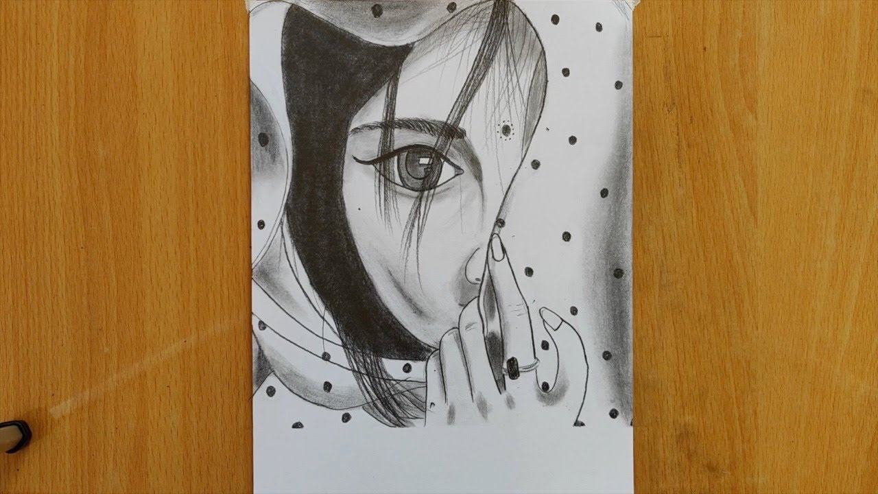 Anime Girl Hiding Face