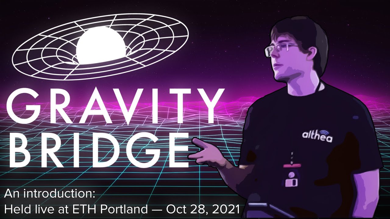 Justin Kilpatrick introduces GRAVITY BRIDGE @ ETH Portland event, on ...