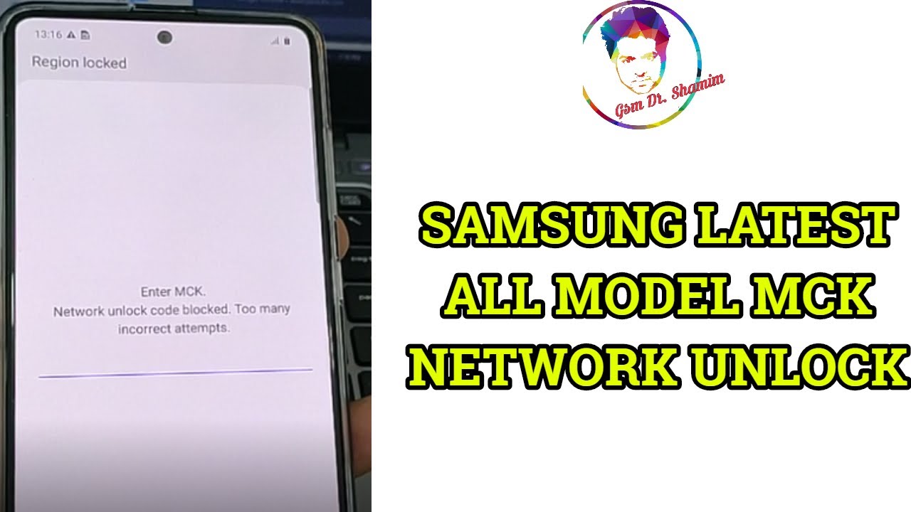 Samsung Regoin MCK LOCK Network/Country Unlock Card Easy Way/GSM DOCTOR ...