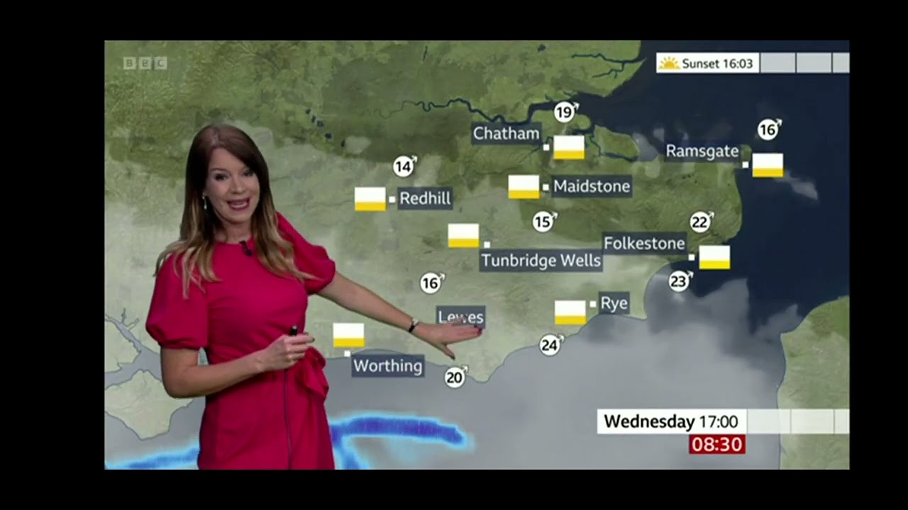Lovely Lizzie has your weather ! - YouTube