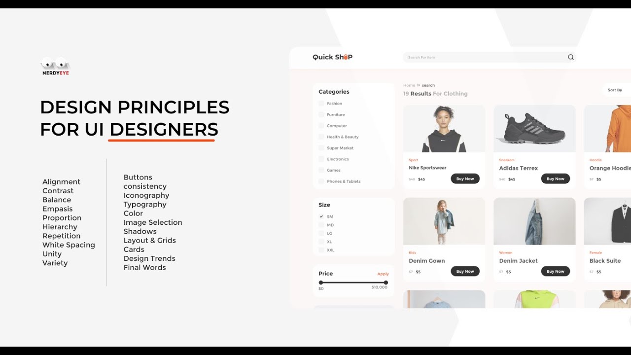 UI Design Principles - Day 1 - YouTube