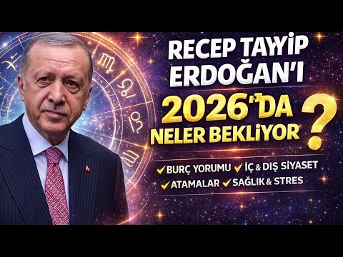 Recep Tayyip Erdoğan'ın 2026 burç yorumu, atamaları, iç ve dış siyasete neler bekleniyor? 