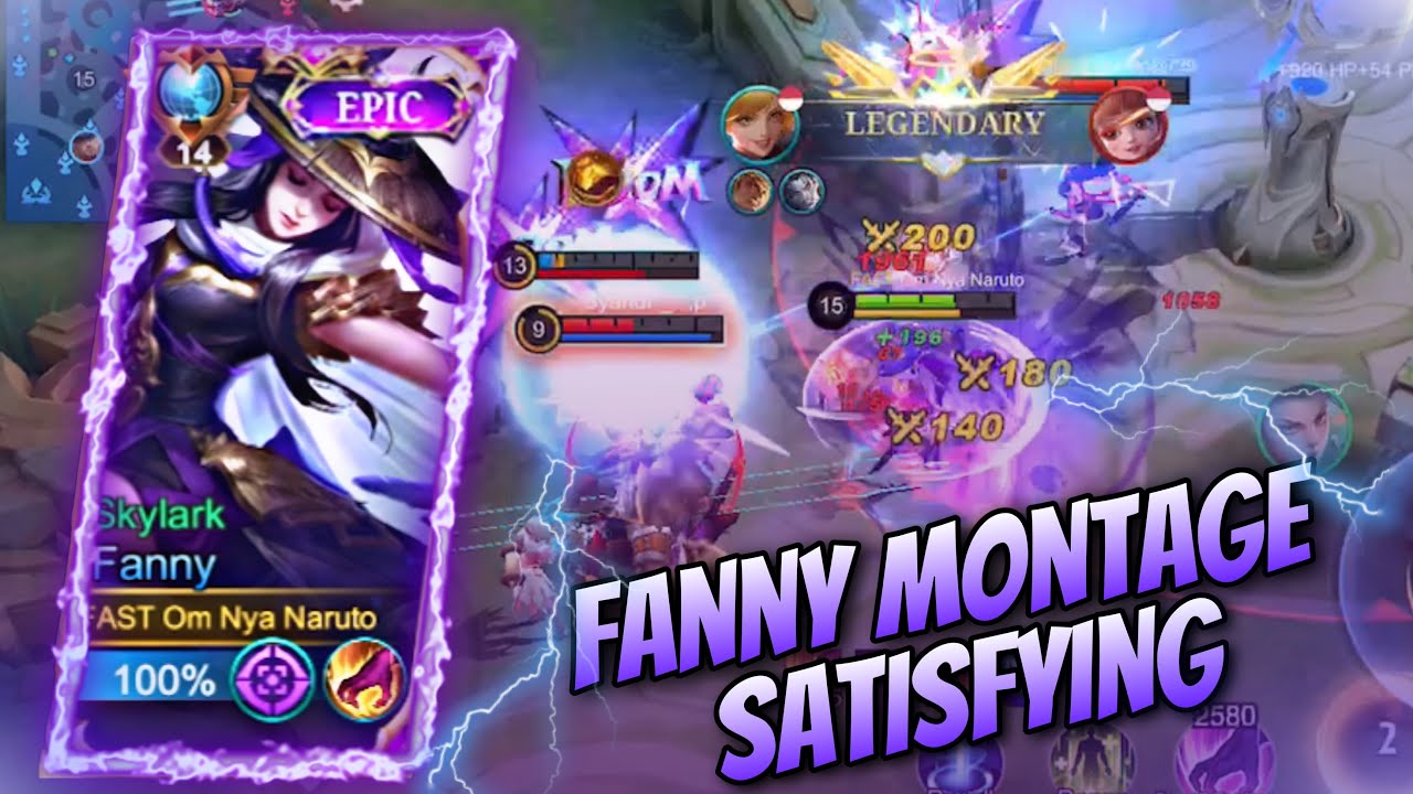 FANNY MONTAGE 🔥FANNY SATISFYING MOMENTS ! GAMEPLAY FANNY EMBLEM TERBARU ...