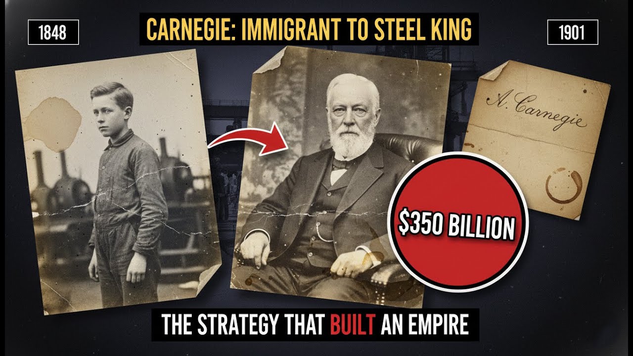 Andrew Carnegie: From Penniless Immigrant to Steel King - YouTube