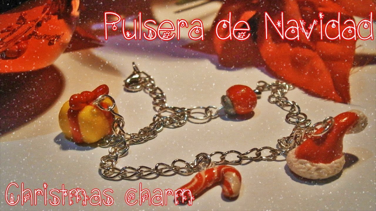 Tutorial : Pulsera de Navidad / Christmas Bracelet Tutorial - YouTube