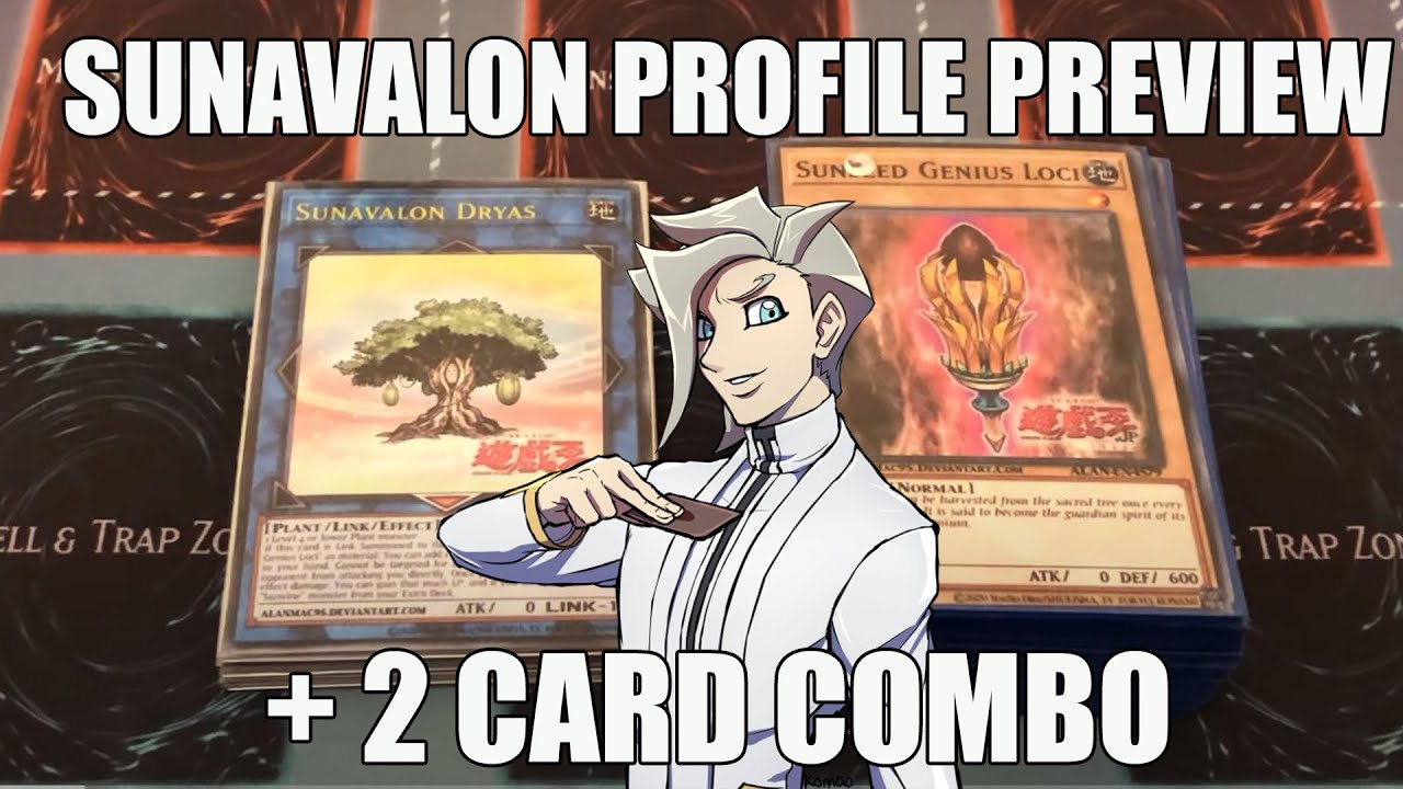 YUGIOH Sunavalon PREVIEW profile + 2 card combo - YouTube