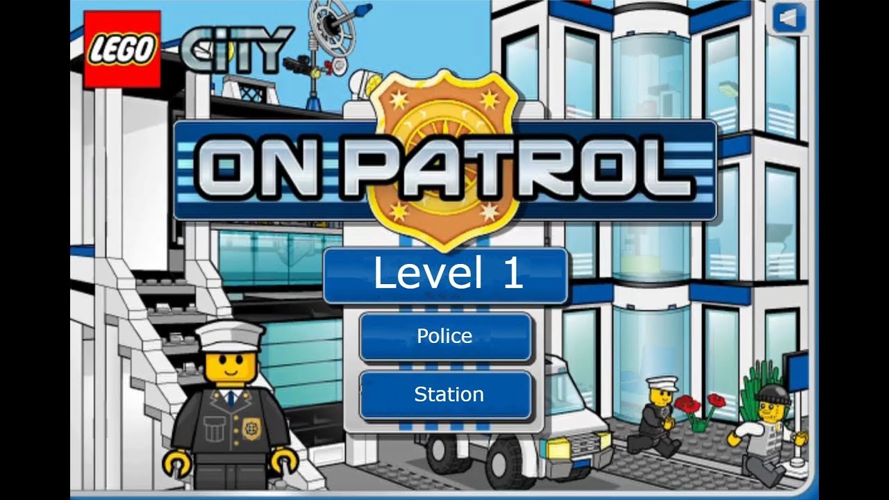 Lego City On Patrol | Level 1 | Police station - YouTube
