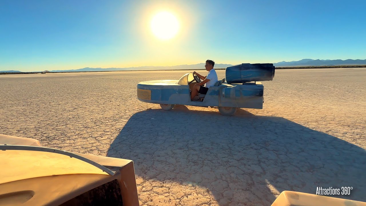 LandSpeeders Ride | Star Wars in Real Life?! | Outpost X Tour! - YouTube