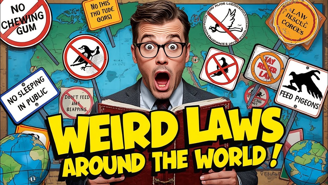 Weird Laws around the world।।Dare to try - YouTube