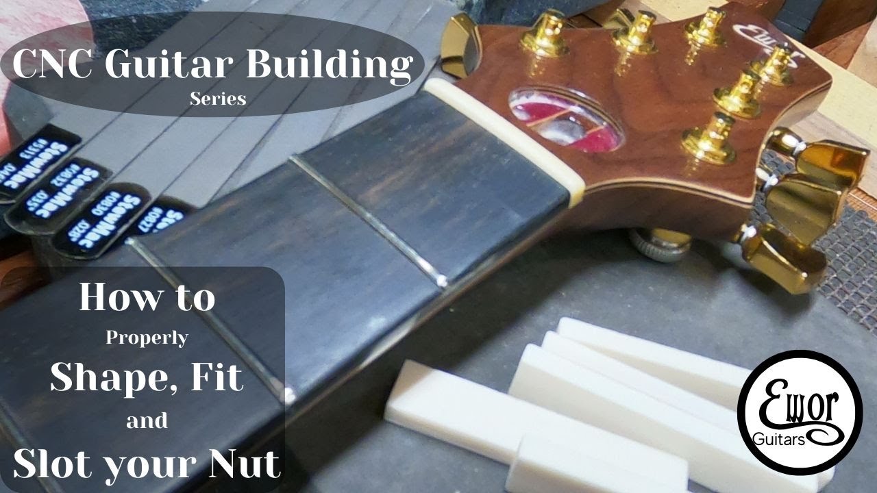 How to Fit, Shape, and Install your bone nut - YouTube
