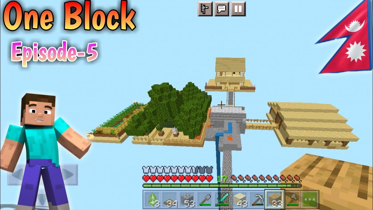 Nepali Minecraft One Block Episode -5 - YouTube