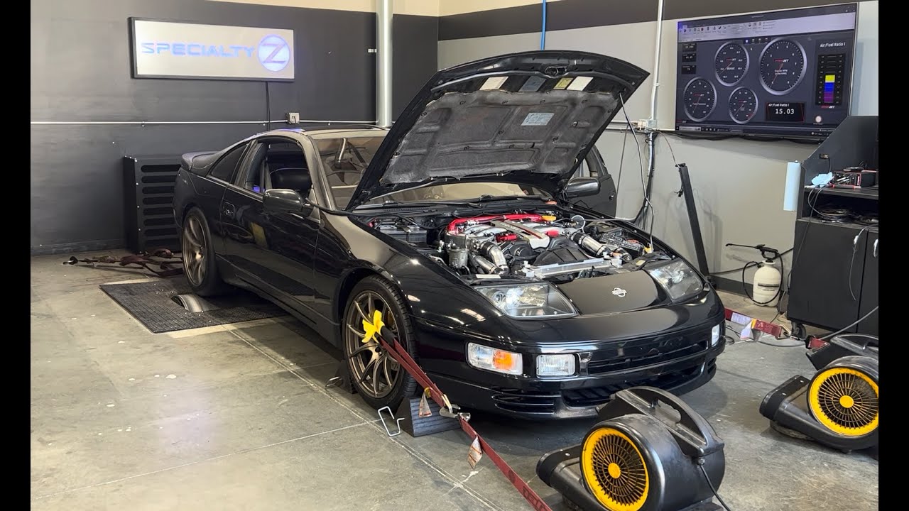 1990 Nissan 300zx TT (Z32) makes 394.9 WHP & 402.6 RWTQ at 16.4PSI ...