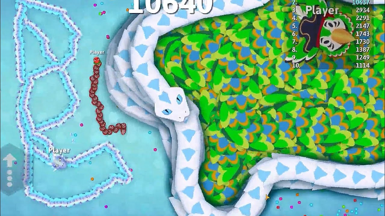🐍Snake.io🐍Tiny Snake Challenge To Biggest Snake? Best Snake.io Gameplay 🐍 #132 - YouTube