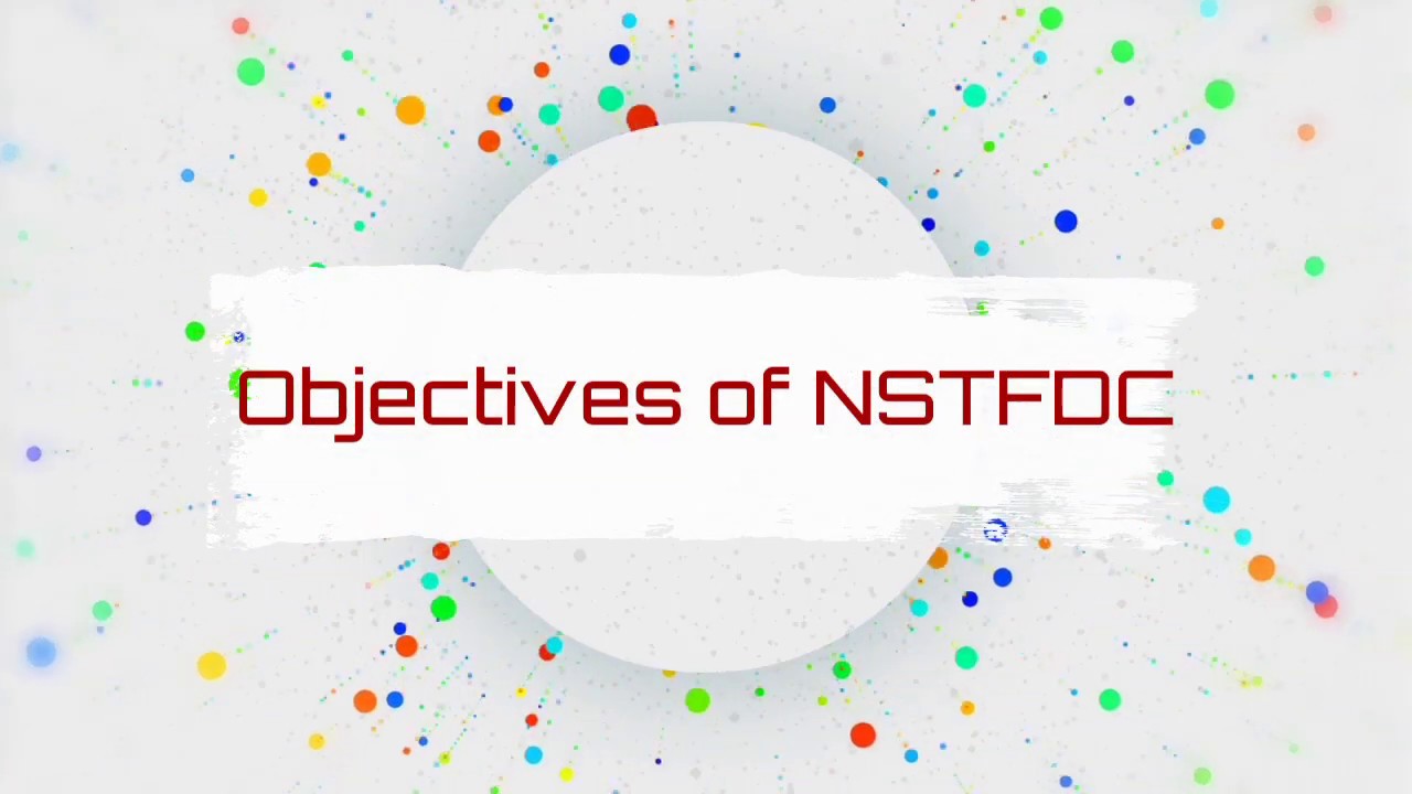 Objectives of NSTFDC by NITIN GOYAL - YouTube