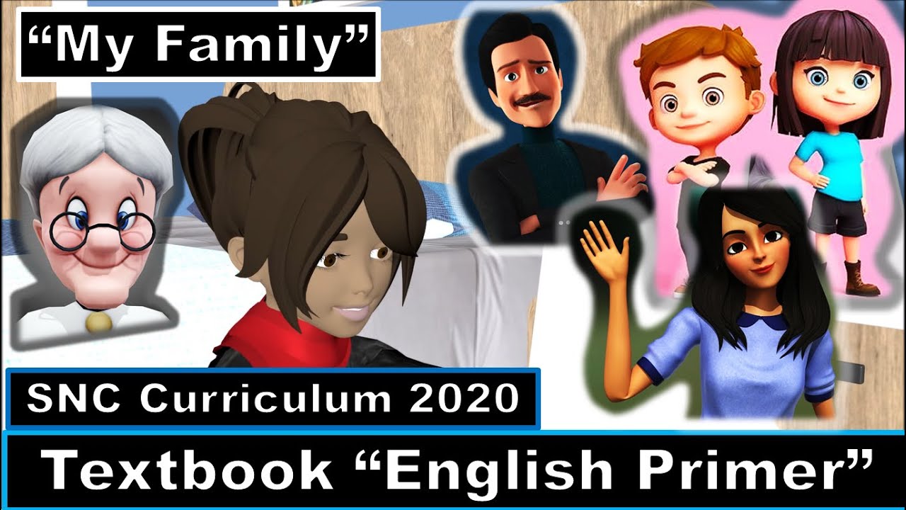 My Family | English Primer | Curriculum 2020 | Kids | Family Members ...