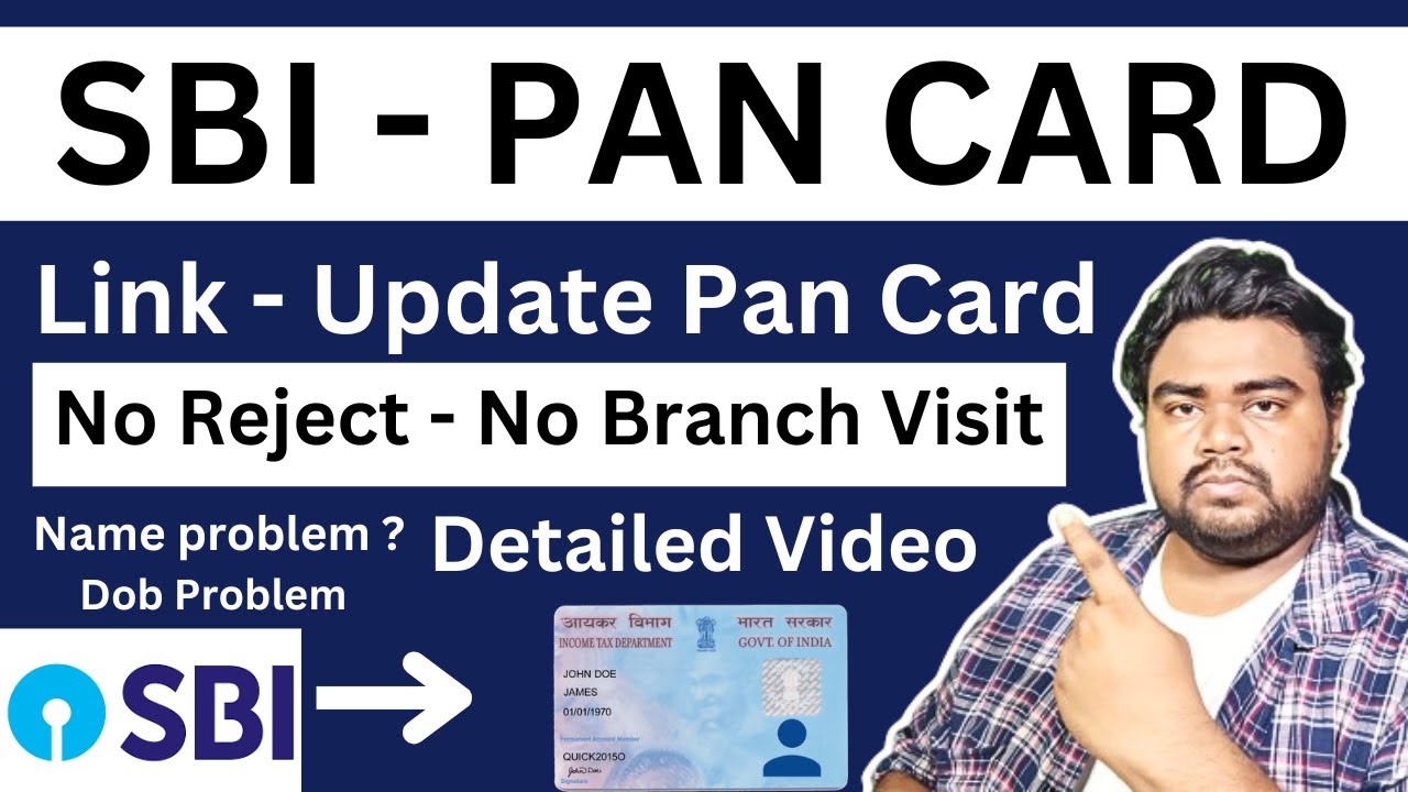 Sbi rejected pan card - SBI Pan card update - Pan card update - Why sbi ...