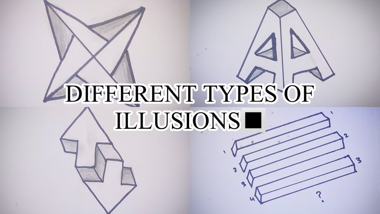 Beautiful illusions designs🔲🔳| bunny art world🐇|#youtubeshort#drawing# ...