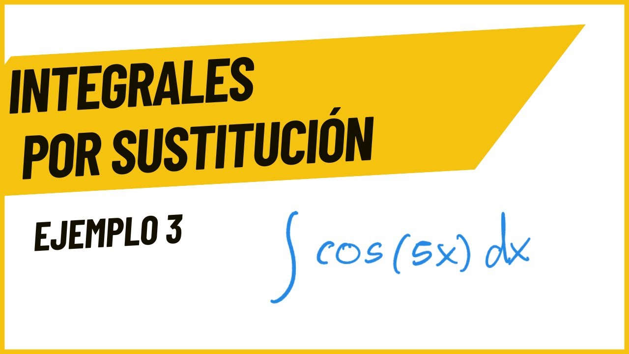Integrales por sustitución y trigonométricas | Integral coseno | De 0 a ...