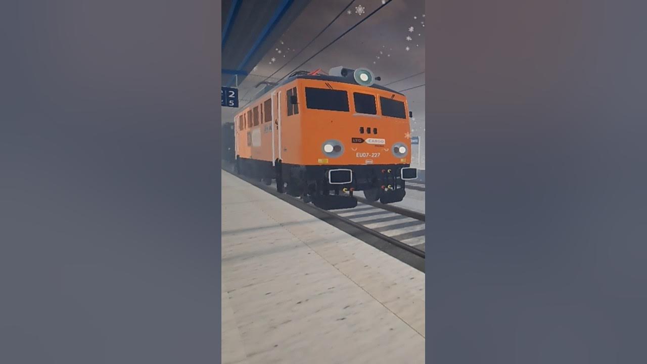 Przejazd EU07-227 LTG CARGO z węglarkami przez Sławno #PCD - YouTube